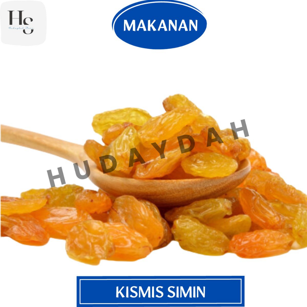 Jual Kismis Simin Manis Mutiara 250gr Kismis Arab Kismis Raisin Kuning ...