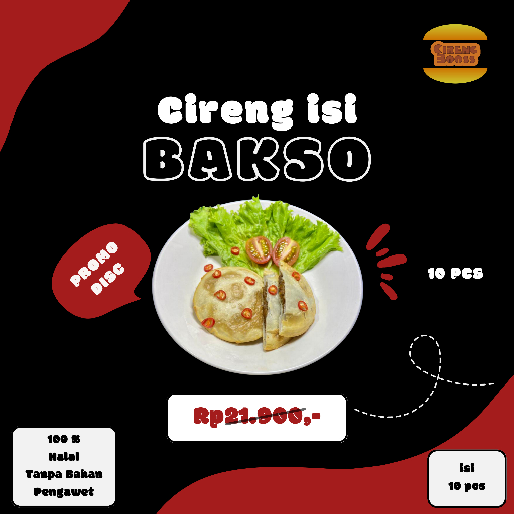 Jual CIRENG ISI KHAS BANDUNG ISI BAKSO - 1 pak isi 10 pcs | Shopee ...