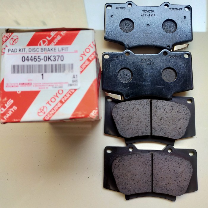 Jual Kampas Rem Depan Brake Pad Depan Fortuner VRZ 04465-0K370 Original ...