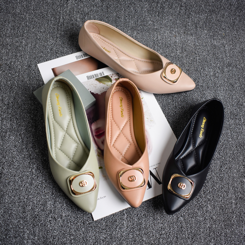 Jual CHEUNG KUEDZ BIANCA Sepatu Flat Terbaik Termurah | Shopee Indonesia