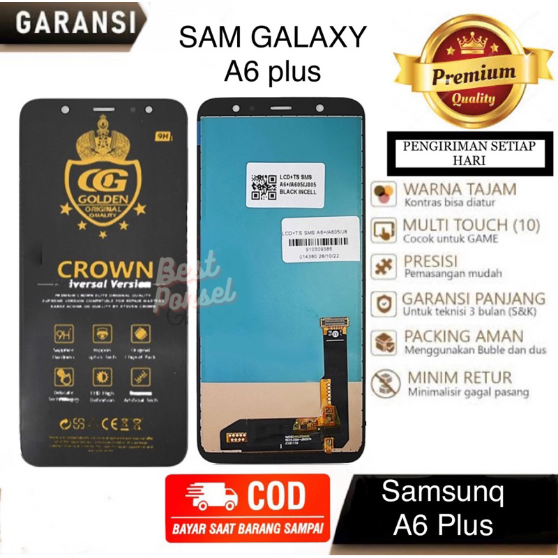Jual Lcd Touchscreen SAMSUNG A6 Plus Fullset ORIGINAL | Shopee Indonesia