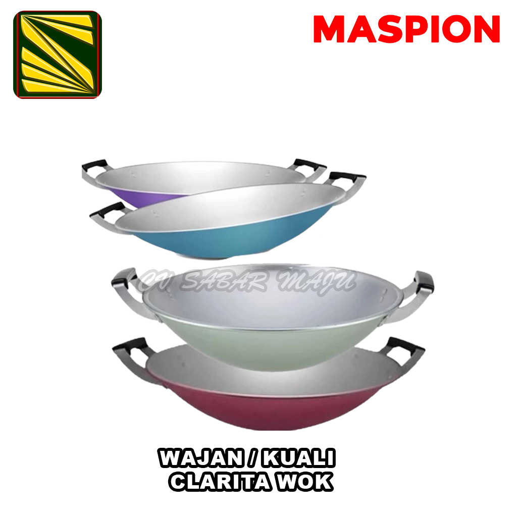 Jual Maspion Wajan / Kuali Clarita Wok ukuran 30CM dan 33CM | Shopee ...