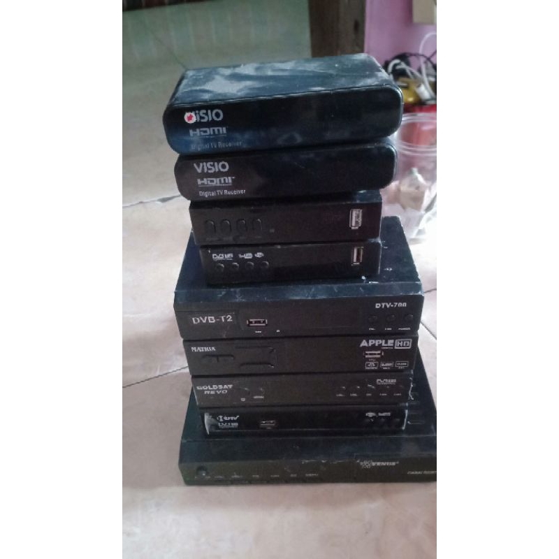 Jual Setopbox TV Digital Receiver (STB)Second DVBT2 Merek Random sesuai ...
