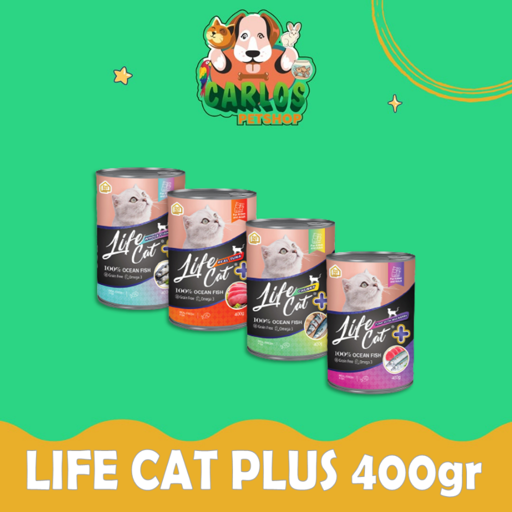 Jual Life Cat Kaleng Plus 400gr | Shopee Indonesia