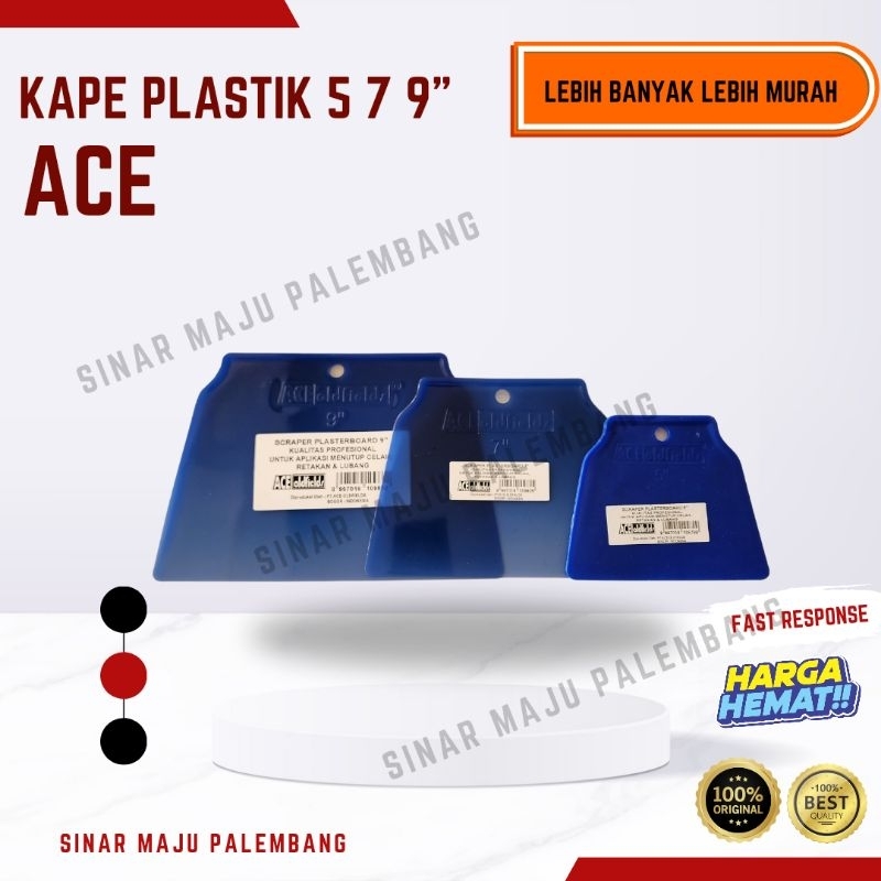 Jual Kape plastik pvc skrap scrap ace oldfields prima 5 7 9 inch sekrap kuning plaster board ...