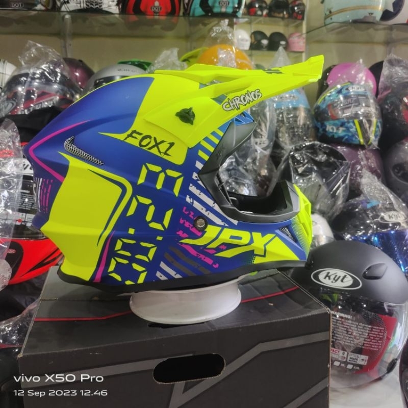 Jual HELM JPX CROSS FOX1 X23 PEPSI BLUE GLOSS ORIGINAL PRODUK | Shopee ...