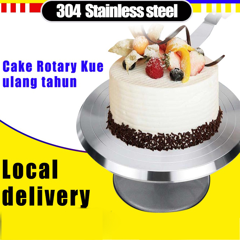 Jual Meja Putar 12inch Stainless Lazy Susan/Meja Putar Full Stainless ...