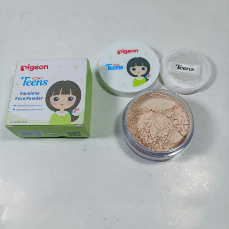 Jual Pigeon Teens Squalane Face Powder Bedak Tabur (12gr) | Shopee ...