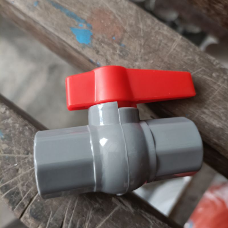 Jual Stop Kran Pipa Pass 1/2" Inch / Ball Valve 1/2" Inch PVC Termurah | Shopee Indonesia