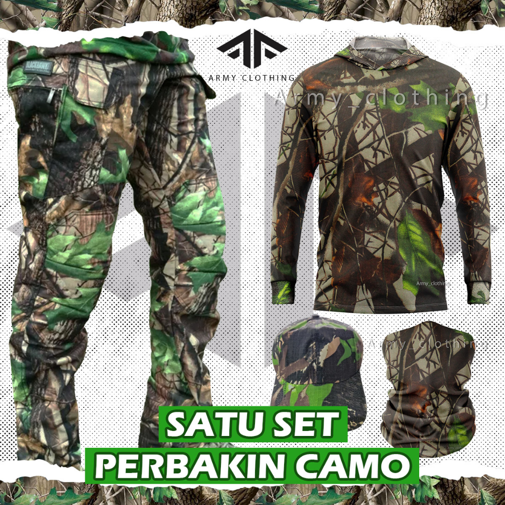 Jual 1 set setelan berburu camo perbakin | Shopee Indonesia Jual 1 set setelan berburu camo perbakin | Shopee Indonesia