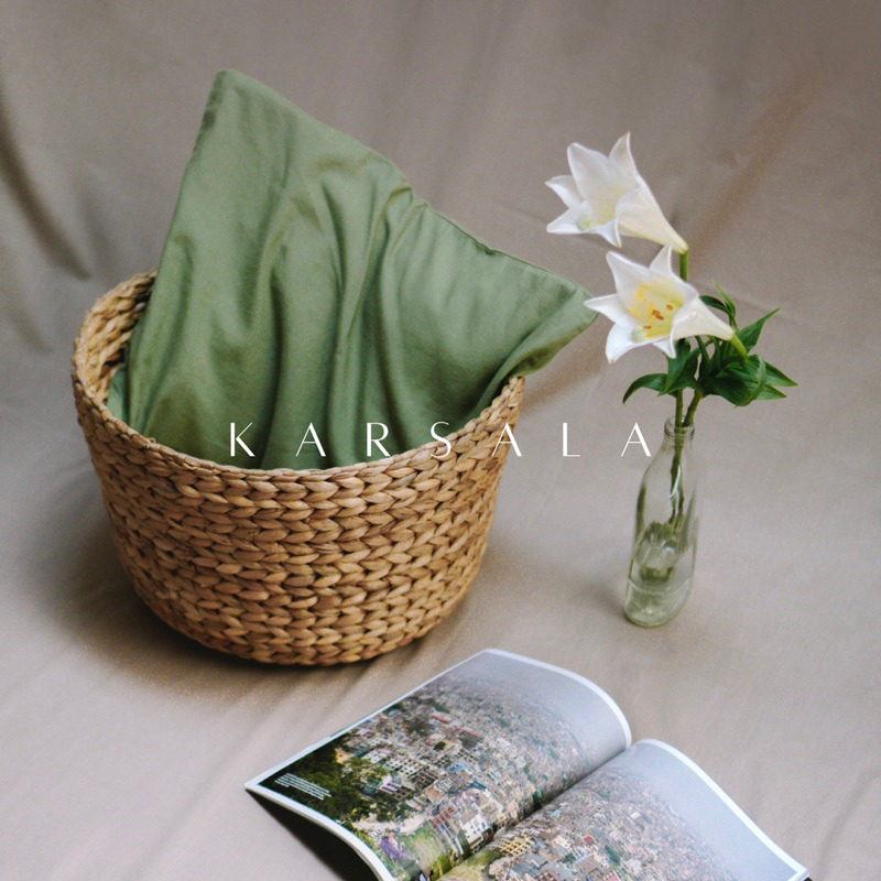 Jual KARSALA Bowl Basket | Keranjang Laundry Anyaman Eceng Gondok ...