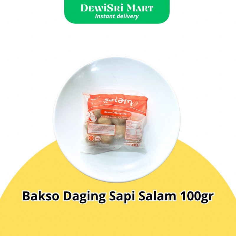 Jual Bakso Daging Sapi Salam 100gr - Dewi Sri Mart | Shopee Indonesia