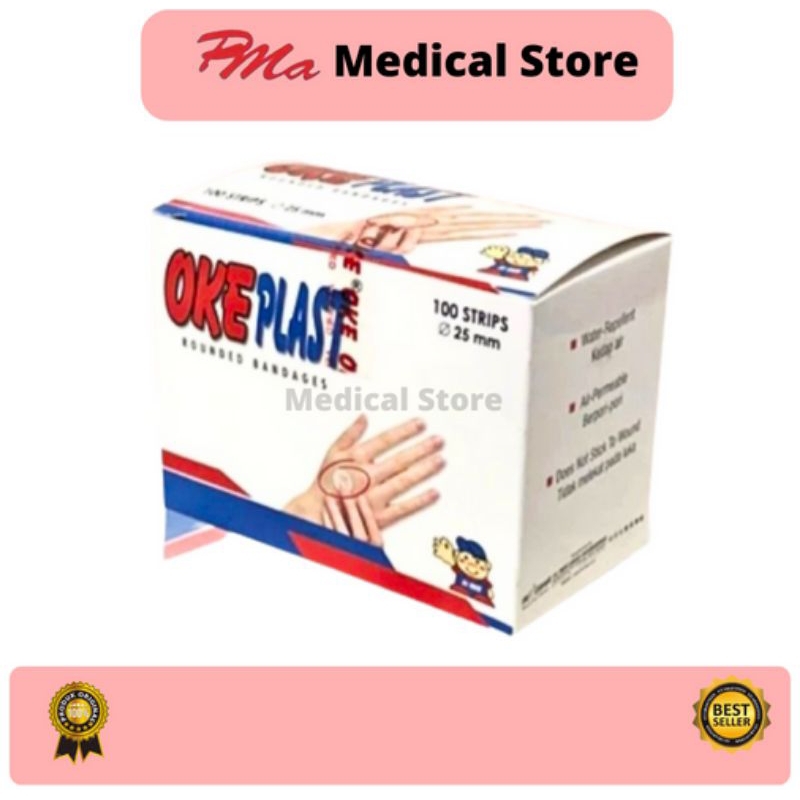 Jual Plester Bulat OKEPLAST. Round Plaster. Rounded Bandages OKE PLAST ...