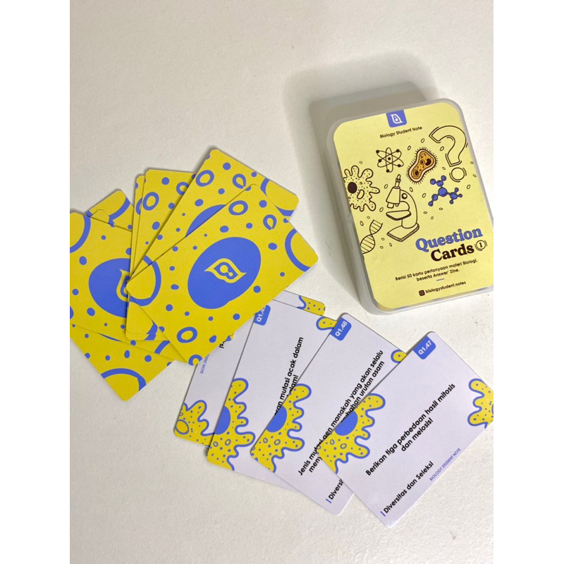 Jual Biology Questions Cards by biology student notes | Shopee Indonesia