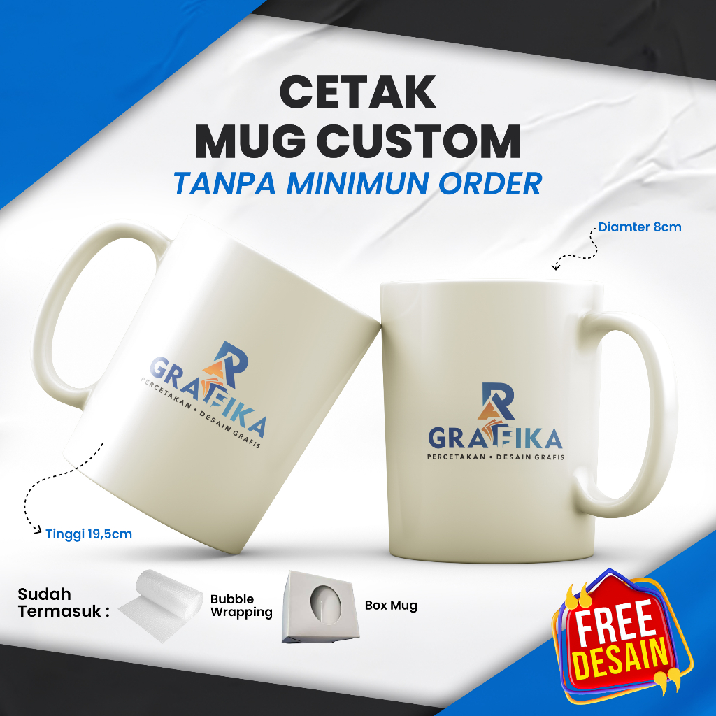 Jual Mug Custom Bebas Desain Satuan | Shopee Indonesia