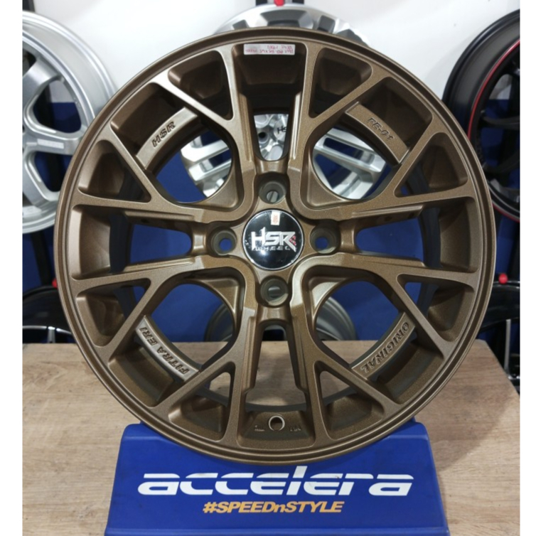 Jual Velg mobil Fitra Eri ring 15 Lubang baut 4x100 For Brio, Jazz, Picanto HSR FE01 | Shopee ...