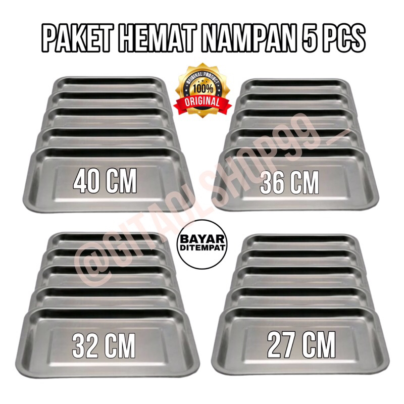 Jual Nampan Stainless Terlengkap & Harga Terbaru Juni 2026 | Shopee ...