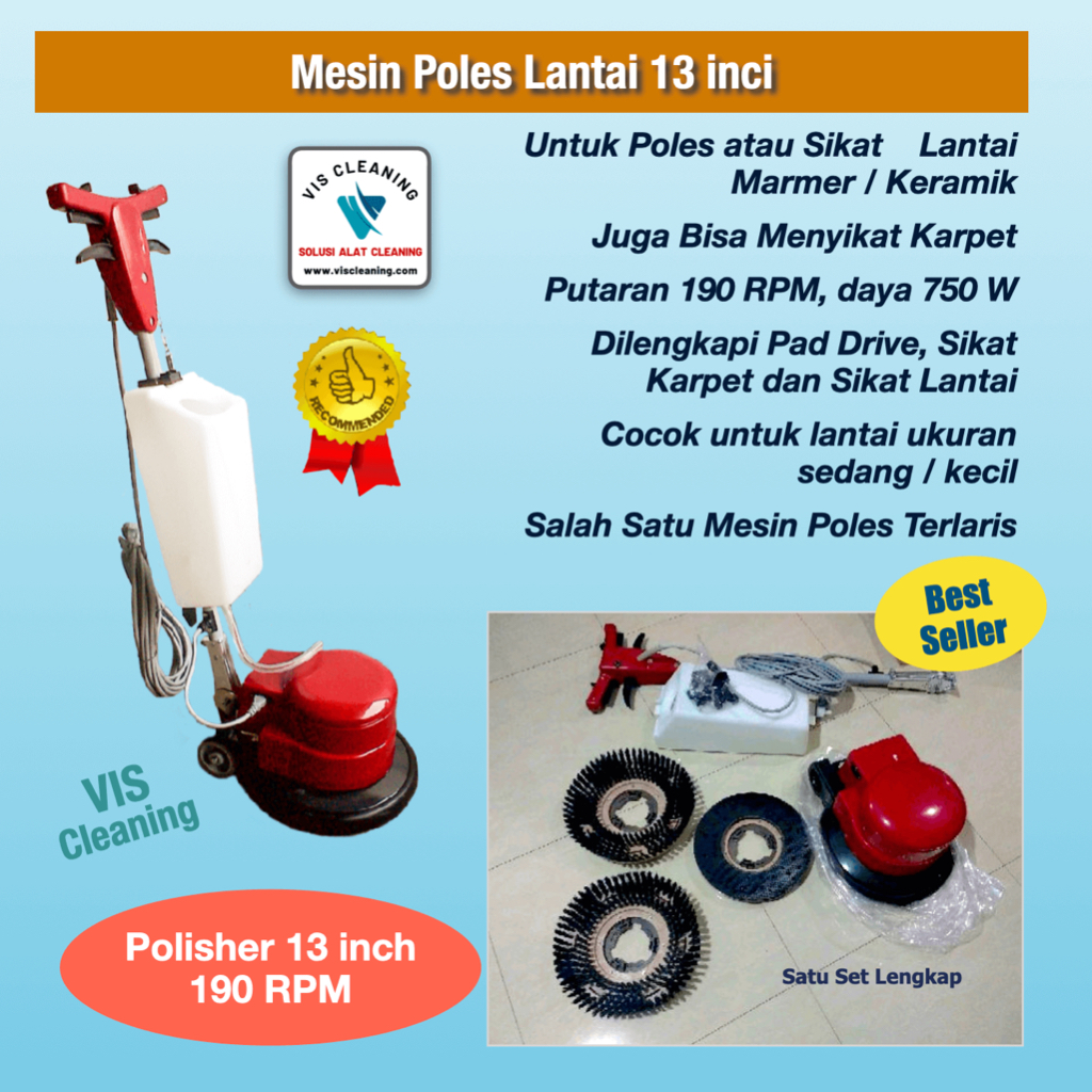 Jual Polisher BF520 190 RPM ( Mesin Polisher Lantai Multi Fungsi ...