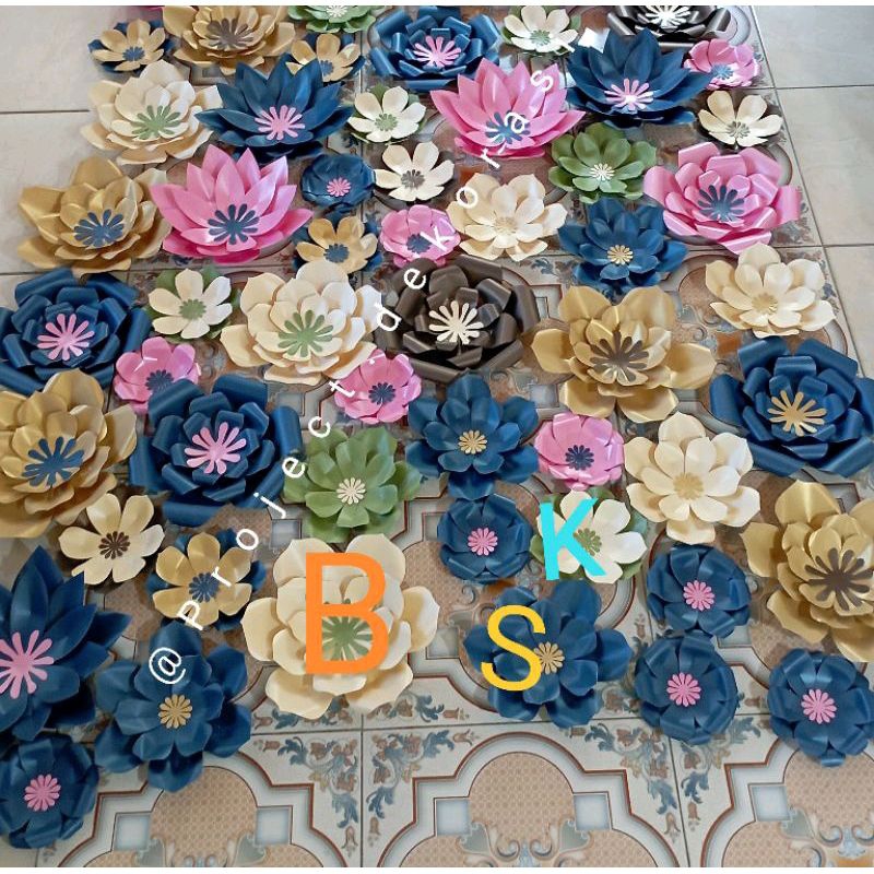 Jual (harga satuan) Tambahan bunga paperflower / DIY bunga paperflower ...