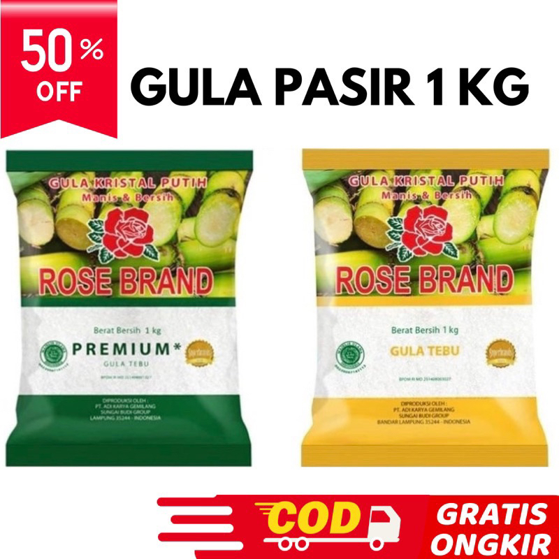 Jual Rose Brand Gula Harga 1 Kg Terlengkap & Harga Terbaru Juni 2026 ...