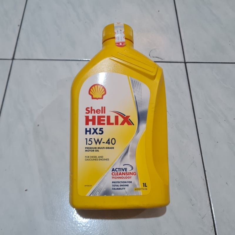 Jual 100% ORIGINAL!!! Oli Shell Helix HX5 1 Liter | Shopee Indonesia
