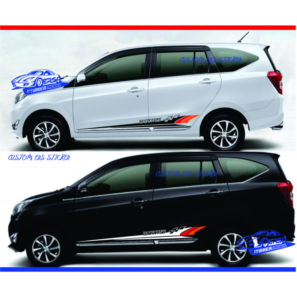 Jual STIKER STICKER MOBIL DAIHATSU SIGRA XENIA ROCKY LUXIO LISY BODY ...