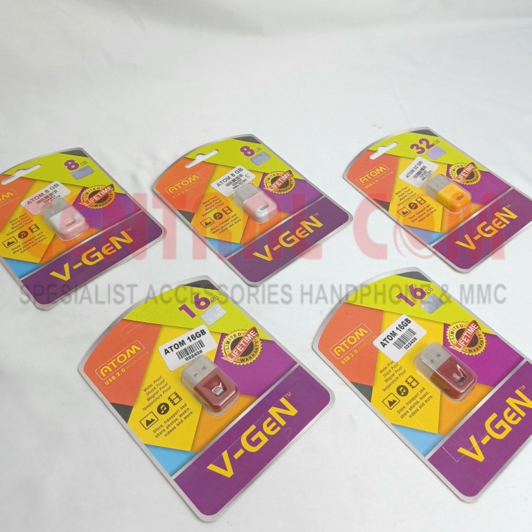 Jual USB FLASHDISK V-GEN ATOM FLASHDISC DRIVE V-GEN 8GB 16GB 32GB ...