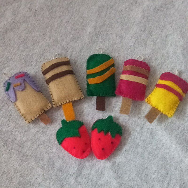 Jual GANTUNGAN KUNCI LUCU DARI FLANEL | Shopee Indonesia