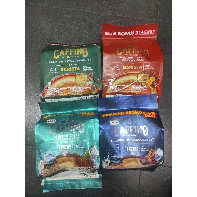 Jual caffino barista kopi instant 4in1 (6+3 sachet) latte coconut ...