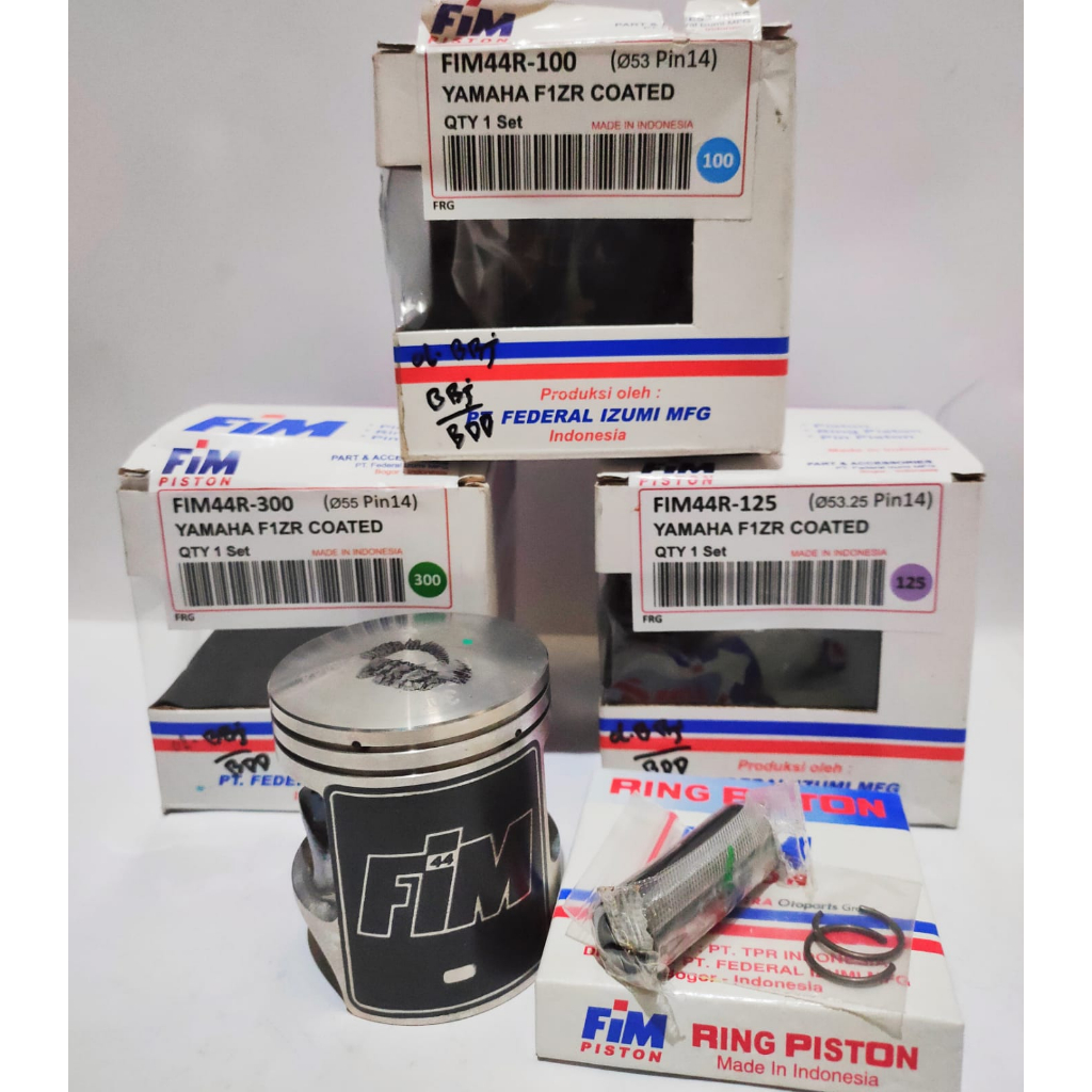 Jual Piston Kit Seker Seher Fim Coated teflon Yamaha F1zr Force 1 ...