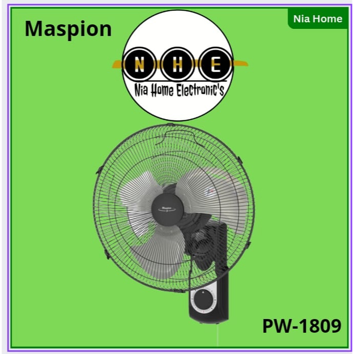 Jual Wall Fan Maspion 18" PW1809 Kipas Angin Dinding 18 Inch Besi - PW ...