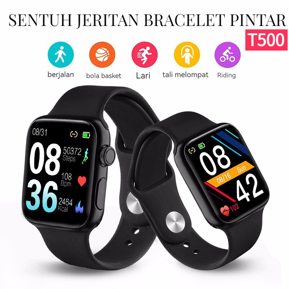 Jual T500 Series 5 Smartwatch bisa Jam Tangan Pria Wanita Digital Smar ...