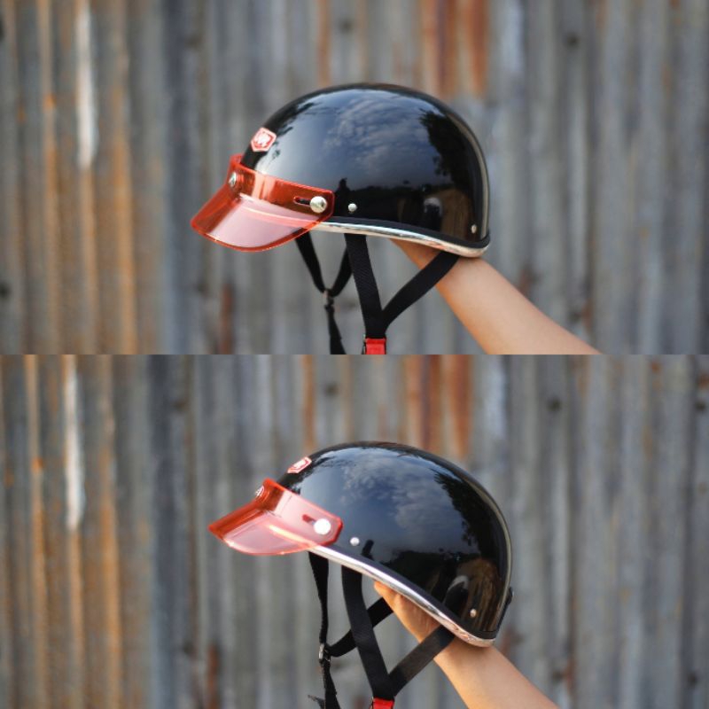 Jual HELM CHOPPER (SHORTY JAPAN) | Shopee Indonesia