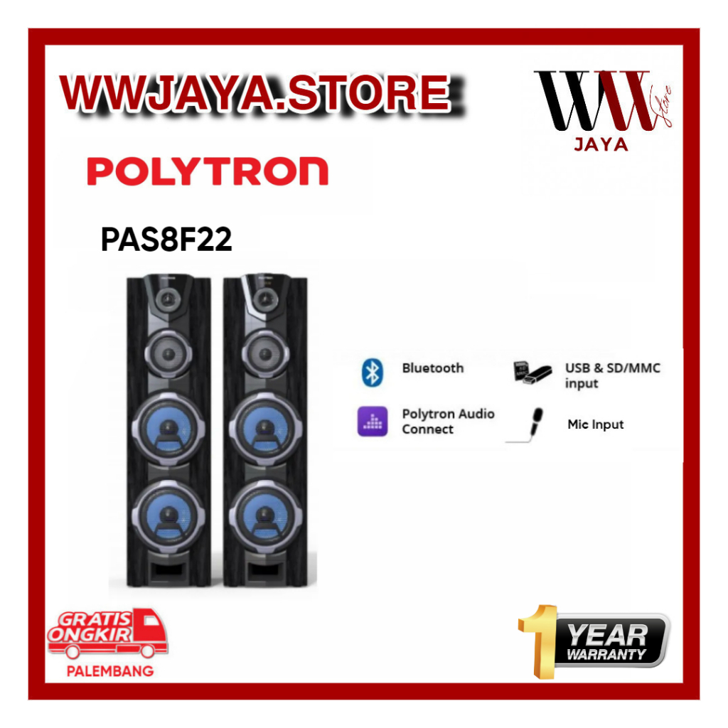 Jual Speaker Bluetooth Aktif Polytron PAS8 Speaker Aktif Polytron ...