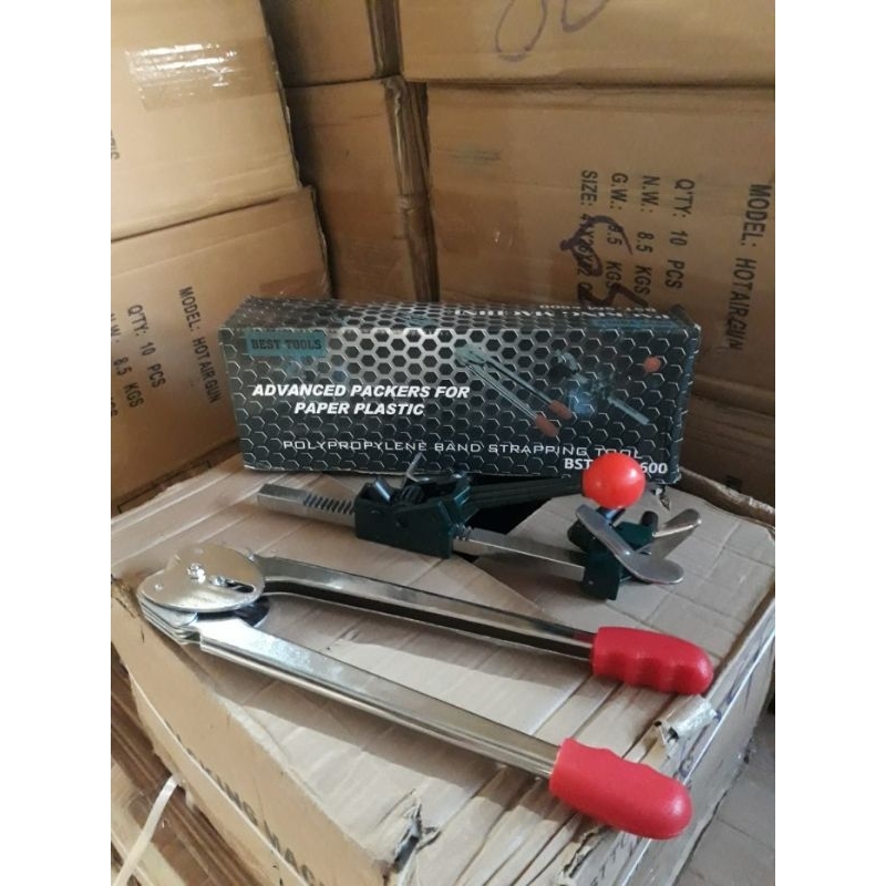 Jual Alat Packing Peti Kayu Kardus Klem Palet Manual Strapping Packers ...