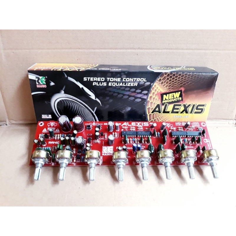Jual Kit Tone Control Stereo New Alexis Plus Equalizer 4x TL084 ...
