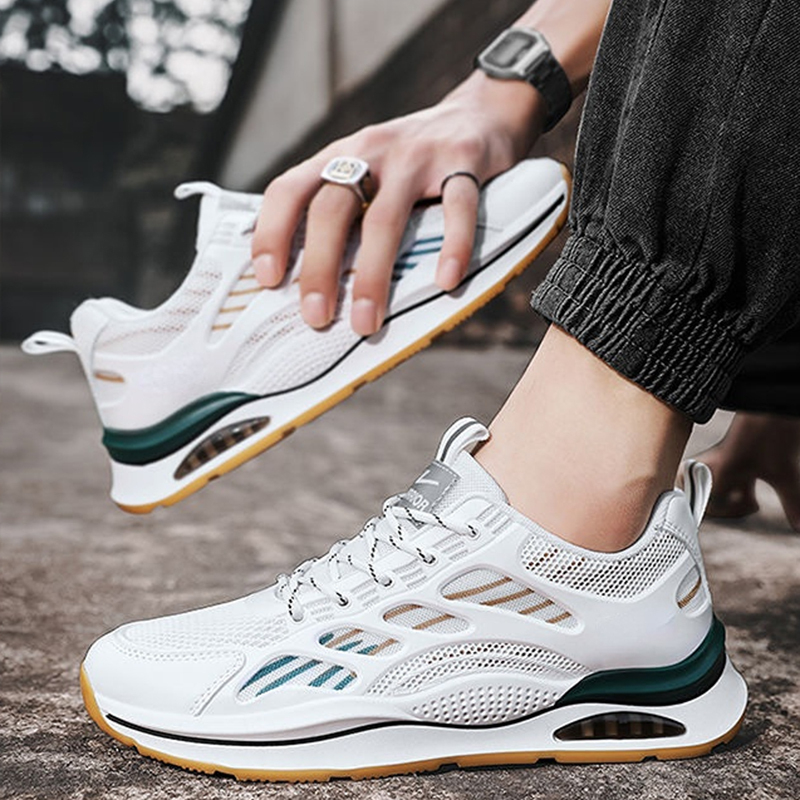 Jual Sepatu Sneakers Pria Olahraga Sport Shoes Casual Running Run Fit Fitgenics | Shopee Indonesia