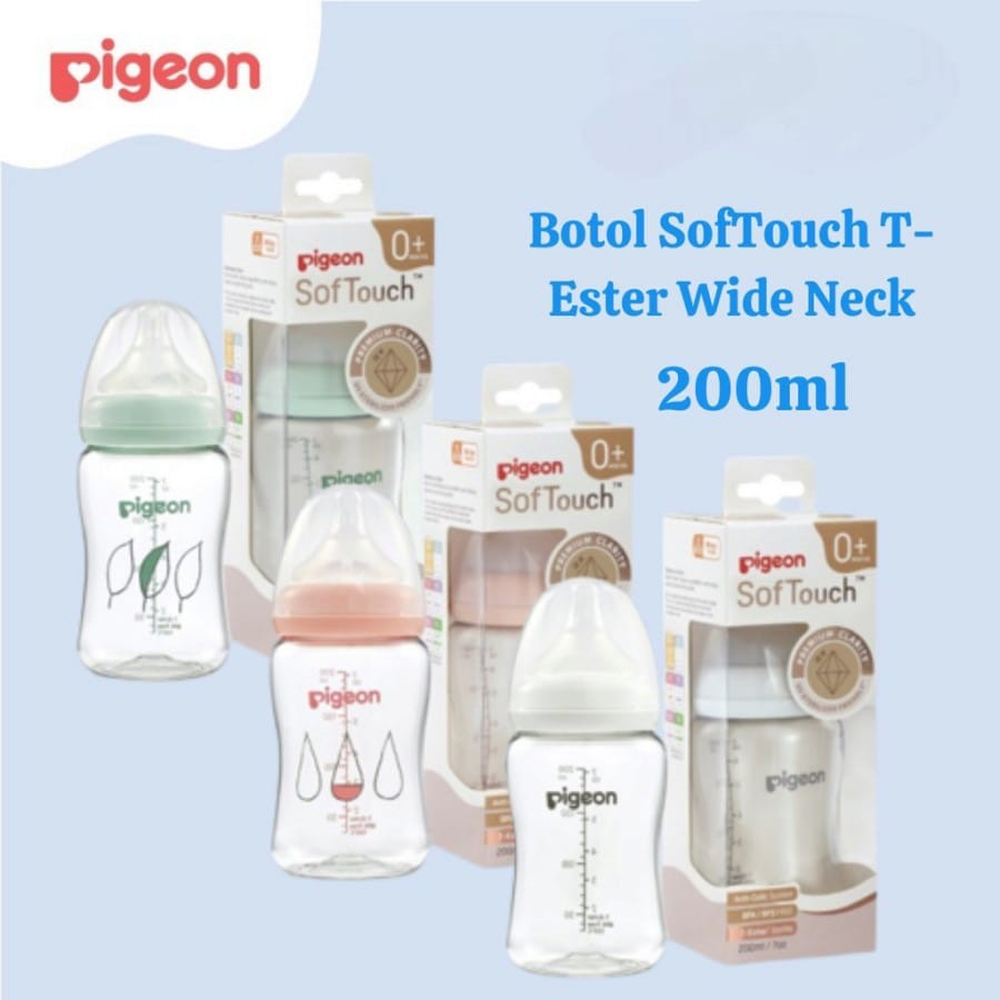 Jual PIGEON Botol T-Ester Wide Neck 200 ml dan 300 ml | Shopee Indonesia