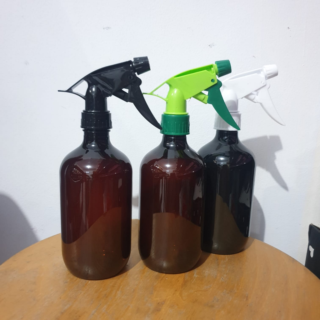Jual Botol Kispray 500ml Mada Amber / 500ml Botol Trigger Spray Amber ...