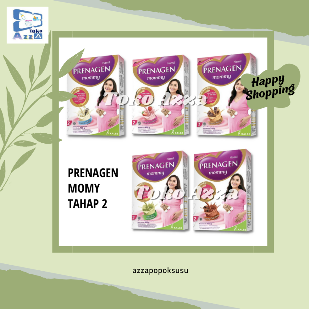 Jual TOKO AZZA 2 - PRENAGEN MOMMY/CHOCOLATE/STRAWBERRY/VANILLA/MUNG BEAN/MOCHA/200 GR/ 400 GR ...