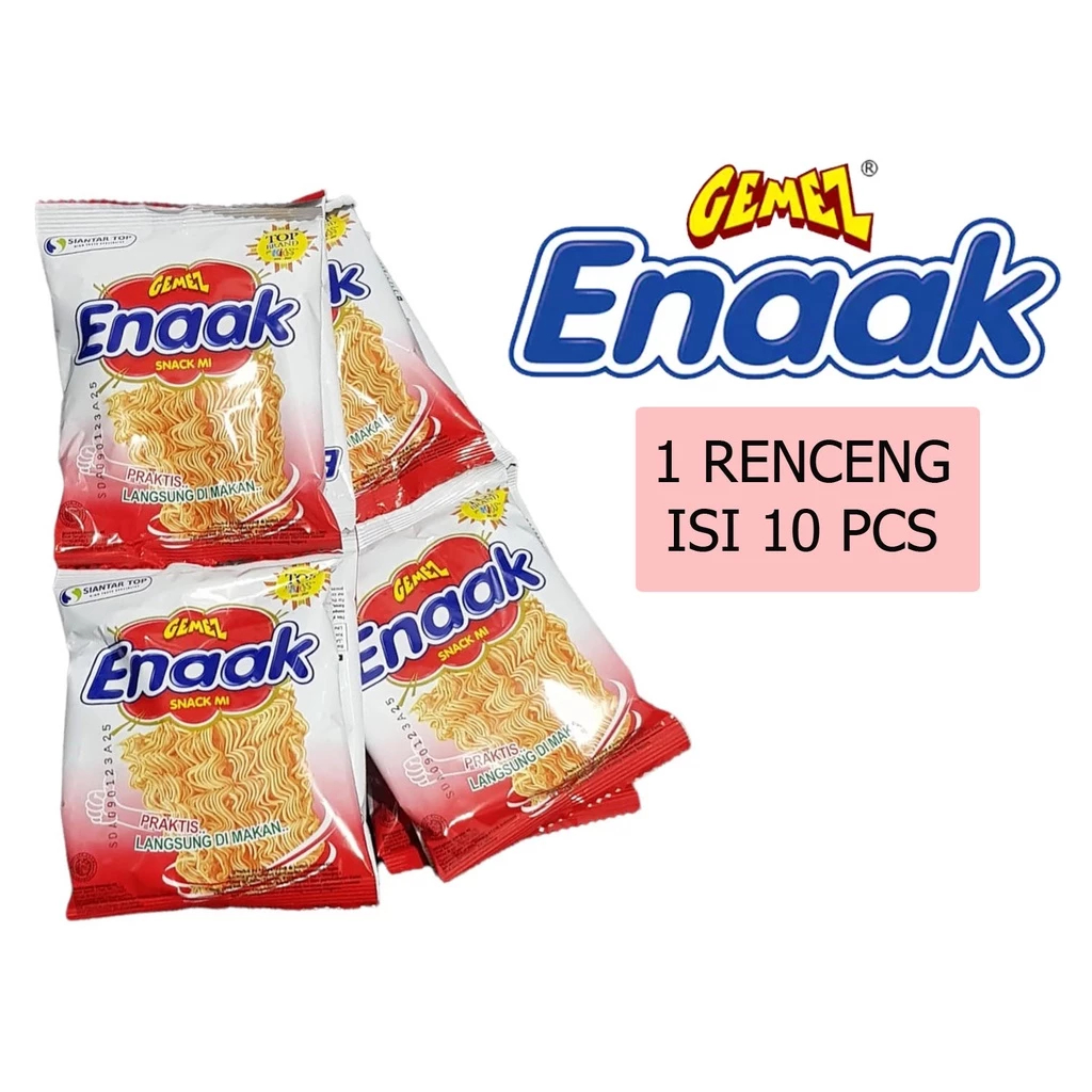 Jual SNACK MIE GEMEZ ENAAK LANGSUNG DI MAKAN / 1 RENCENG ISI 10 PCS ...
