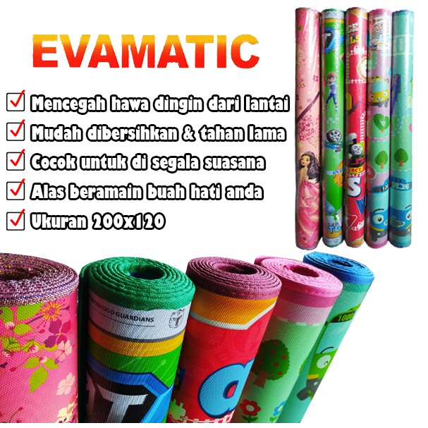 Jual - COD - Karpet Evamatic atau Unimatic Tikar Lantai Tikar Spoon EVA ...
