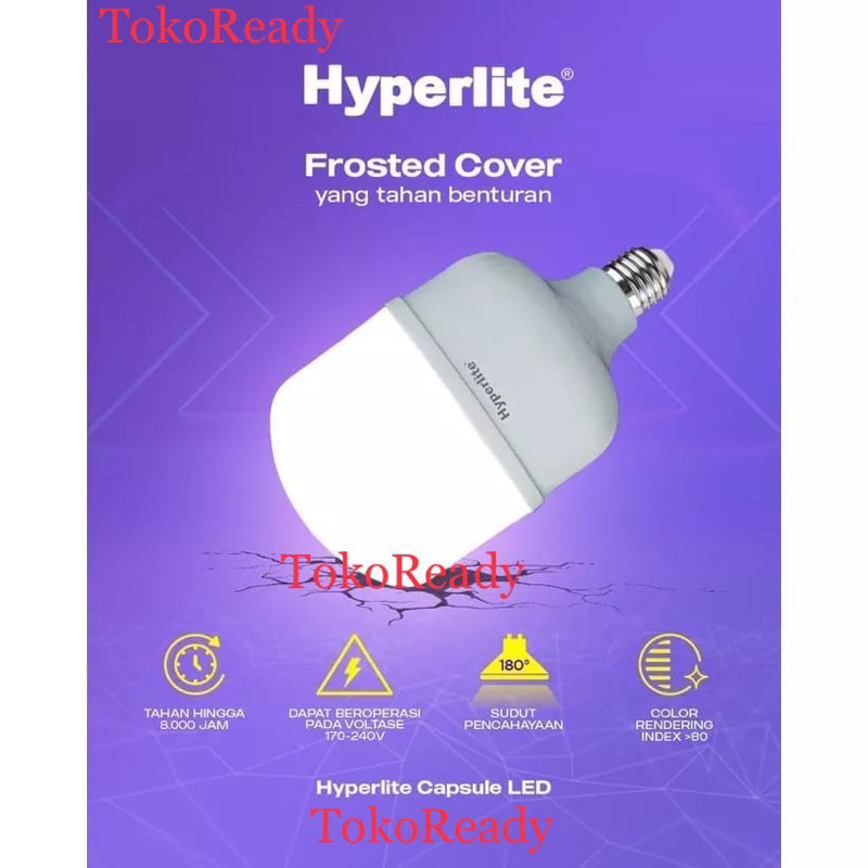 Jual Hyperlite capsule bohlam lampu led 18watt 18 Watt 18W cool ...
