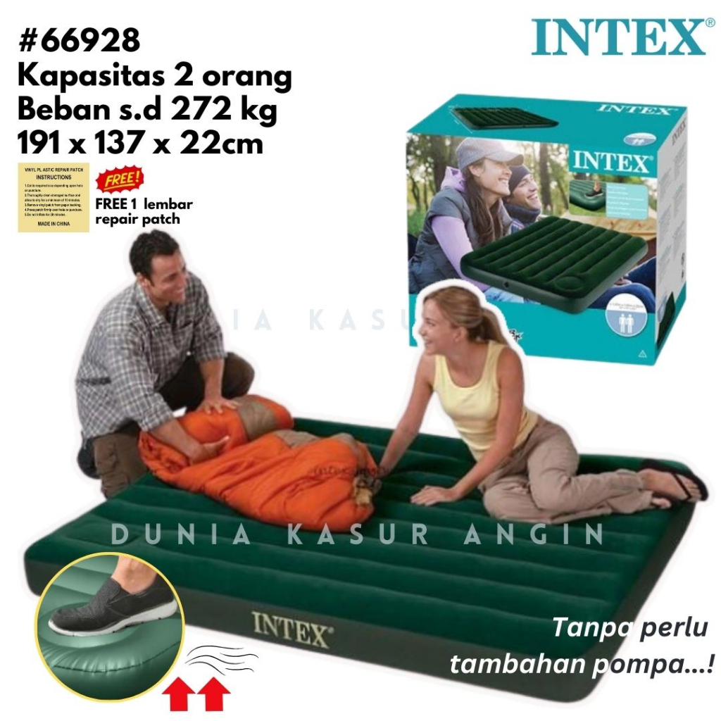 Jual DuniaKasurAngin - Intex 66928 Kasur Angin Camping - Kasur Intex ...