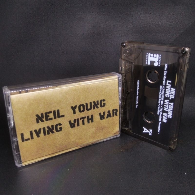 Jual Kaset Pita Neil Young Living With War Bootleg Tape | Shopee Indonesia