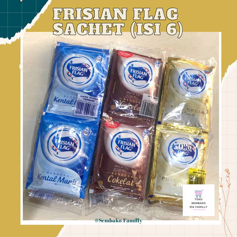 Jual Frisian Flag/ Bendera Sachet putih/ Bendera Sachet Coklat/ Bendera ...