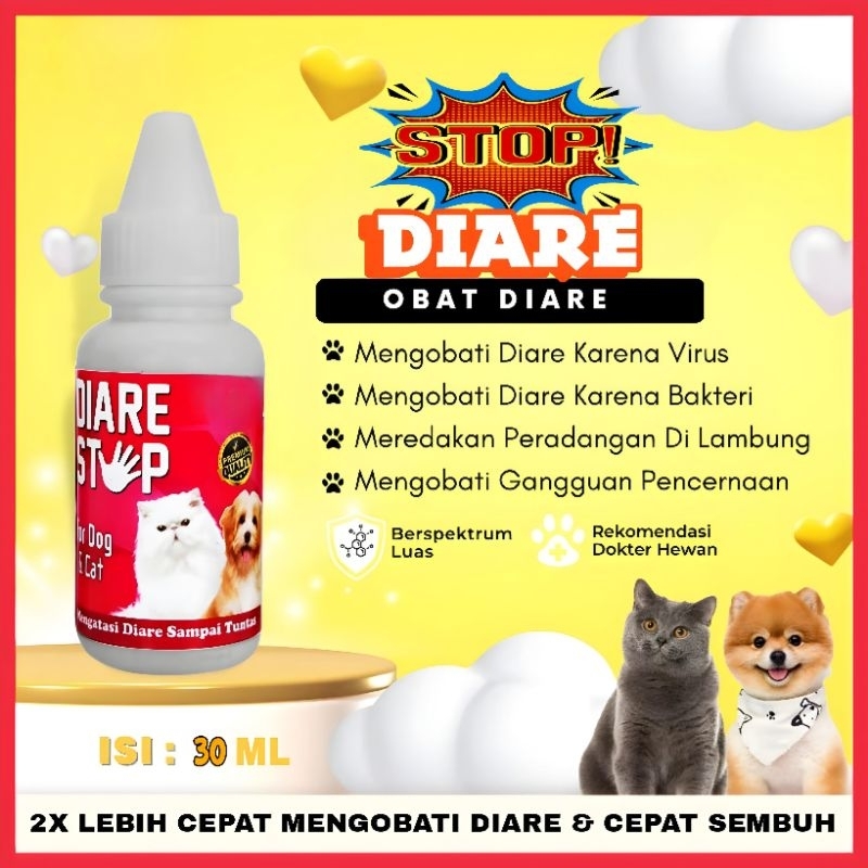 Jual STOP DIARE - OBAT DIARE KUCING & ANJING MENCRET KEMBUNG MUNTAH ...