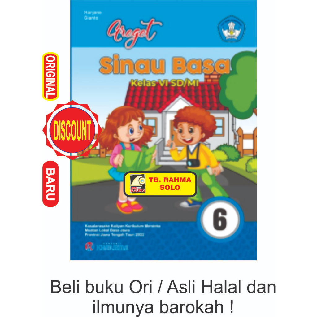 Jual Greget Sinau Basa 6 Kelas VI SD MI Kurikulum Merdeka Kumer Harjono ...
