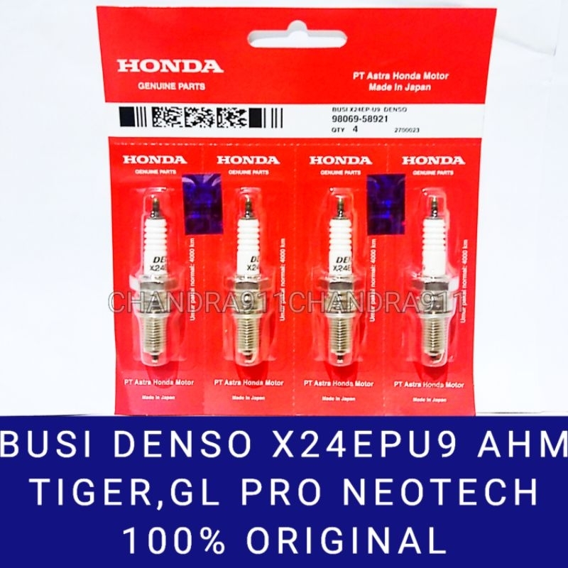 Jual BUSI DENSO X24 ORIGINAL HONDA AHM (D8EA GL) | Shopee Indonesia