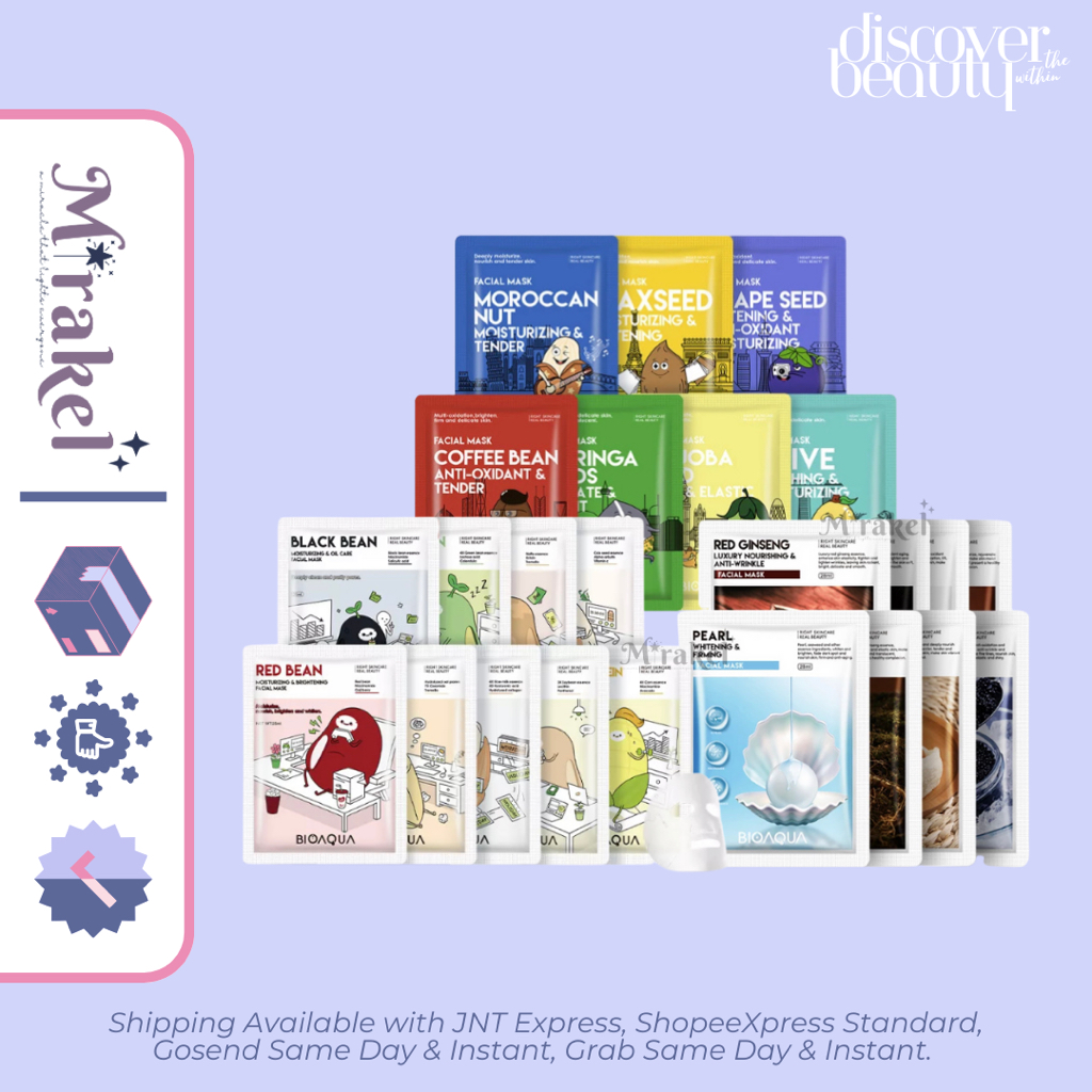 Jual Bio Aqua Bioaqua Sheet Mask Facial Mask - Sheetmask | Shopee Indonesia